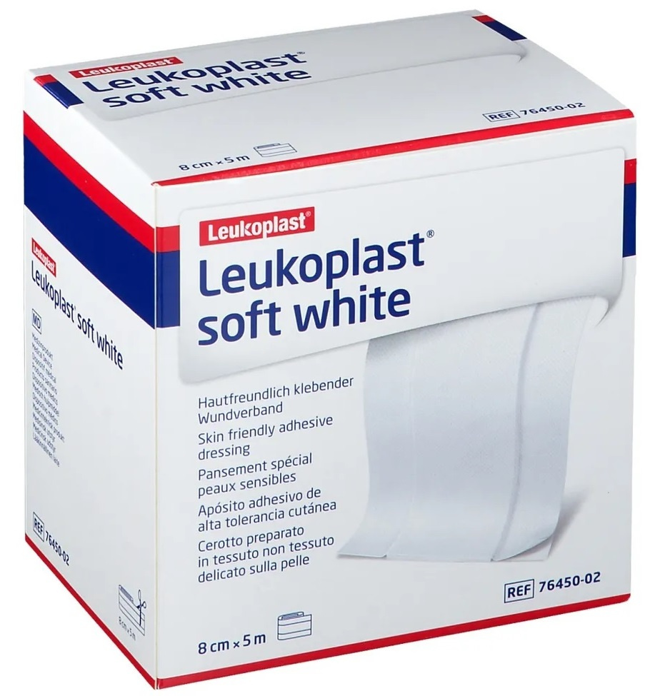 LEUKOPLAST SOFT WHITE BSN - Pansement adhésif spécial peau sensible ...